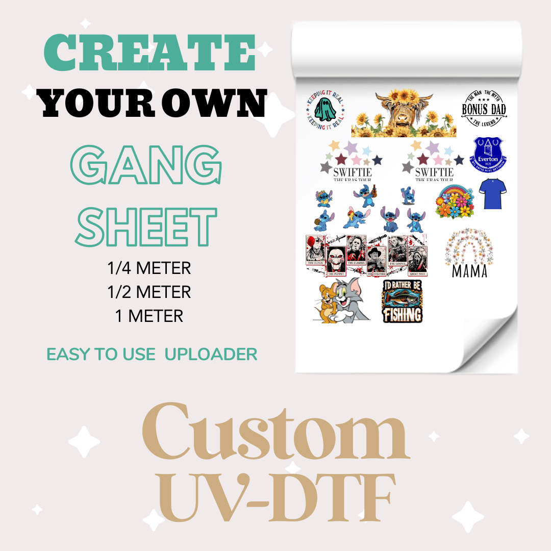 CUSTOM UV DTF – Wow Craft Blanks & Wraps