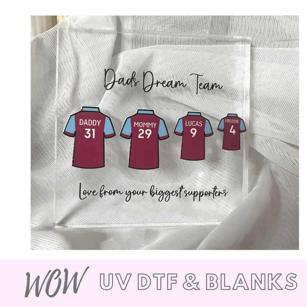 Dads Dream Team Football Shirts – Wow Craft Blanks & Wraps